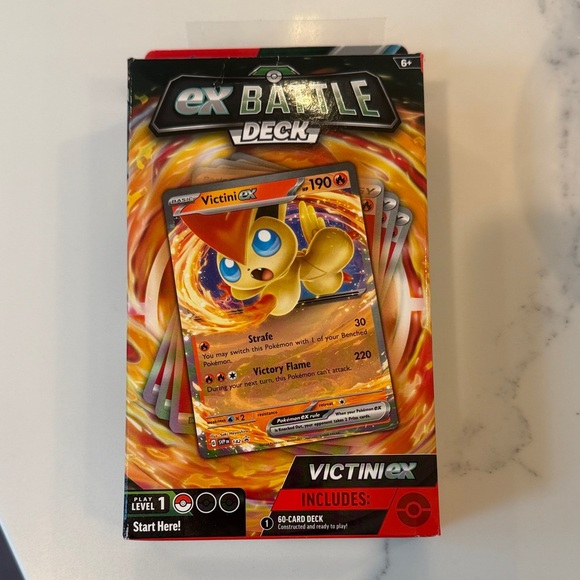 Pokemon | Toys | Pokmon Tcg Victini Ex Battle Deck New In Box | Poshmark